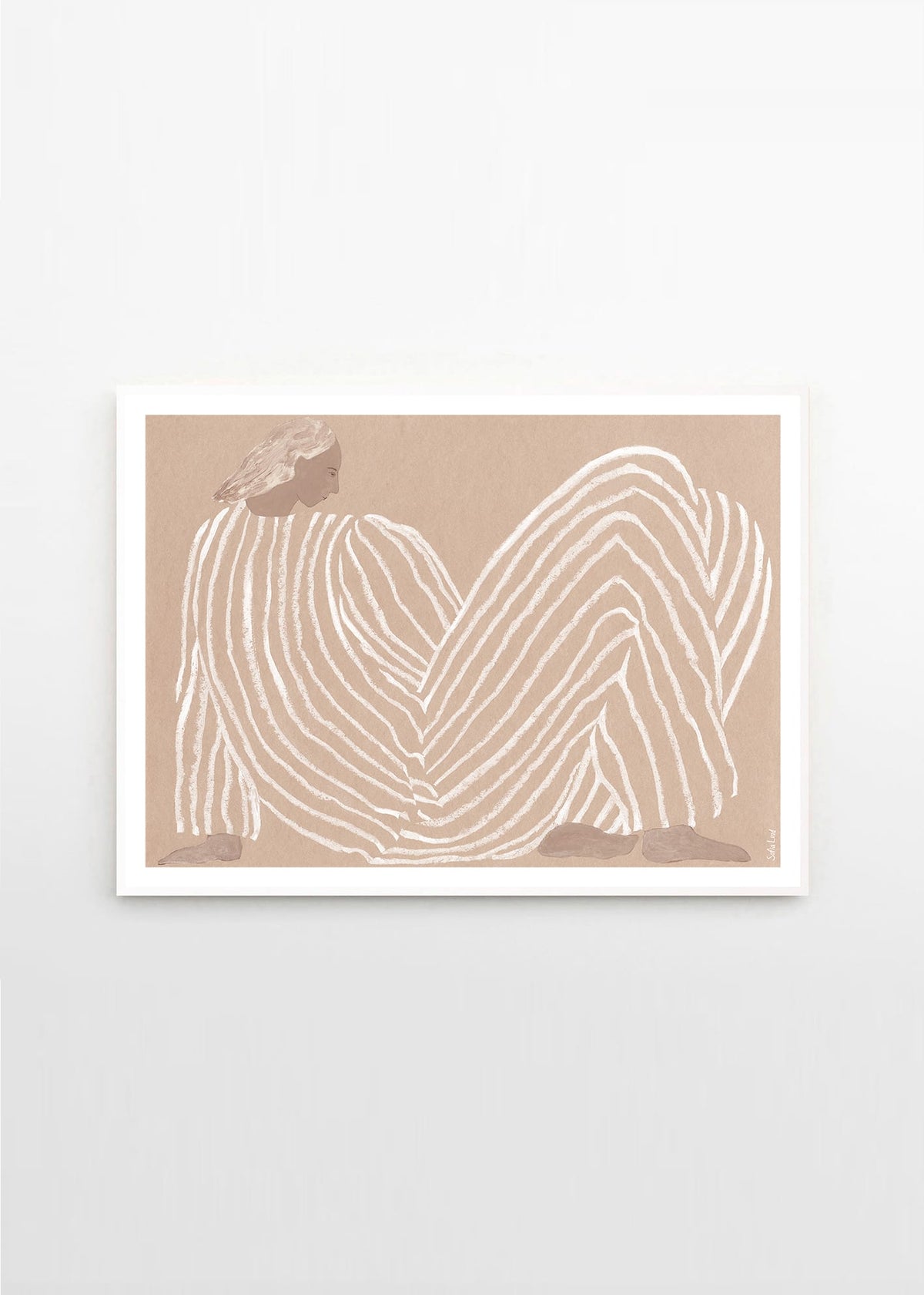 Πόστερ Me Sofia Lind (70x100 cm) Μπεζ Sustainable Paper THE POSTER CLU